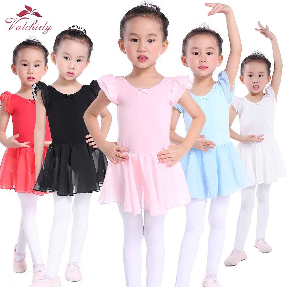 Bello Vestido de Ballet Rosa niños leotardo y tutú - Bailongas
